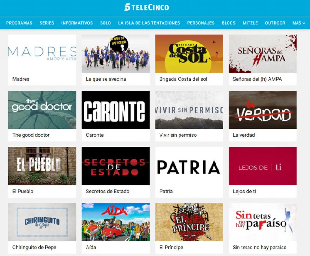 Tutorial: ¿Cómo ver Telecinco en el extranjero? | MejoresVPN.com